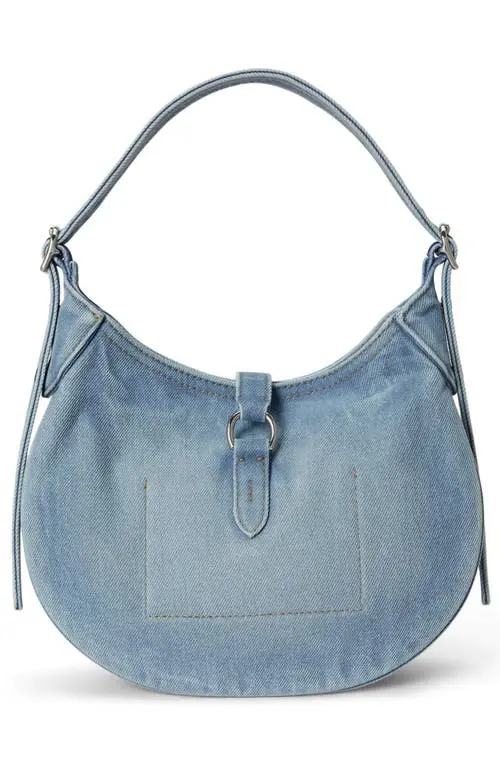 Polo Ralph Lauren Small Polo Id Denim Shoulder Bag - Linda Wash